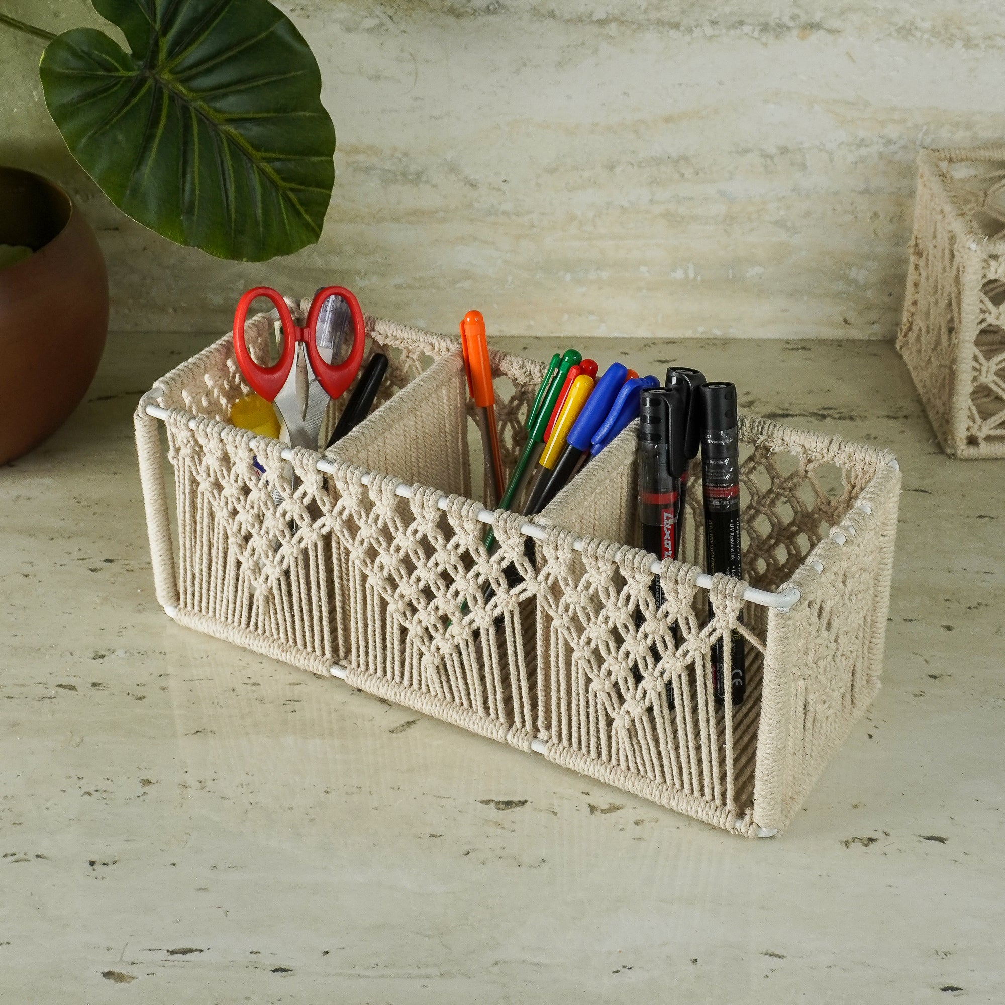 Macrame Multipurpose Handcrafted Organiser – The Decor Mart