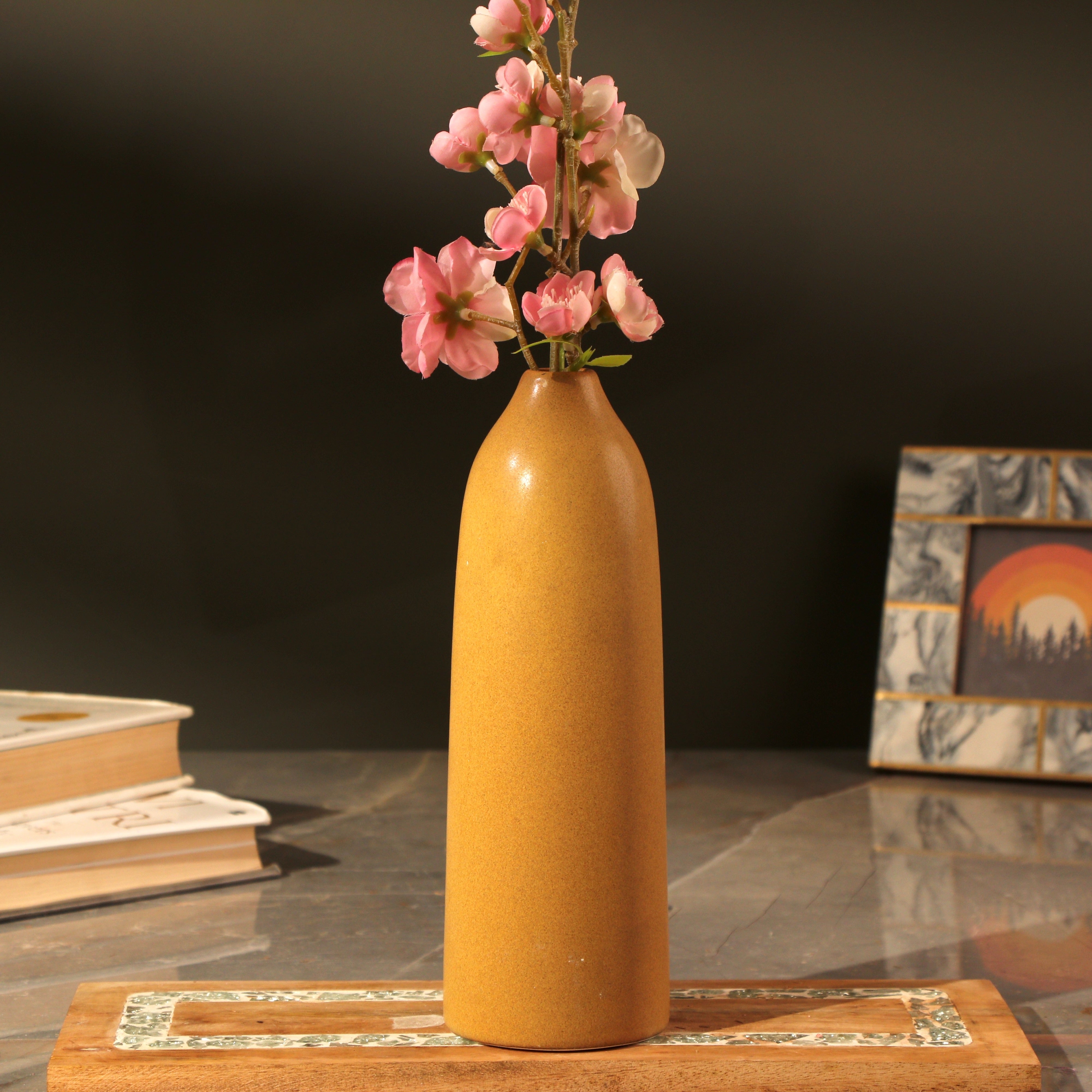 Rustic Vertical Ceramic Vase – The Decor Mart
