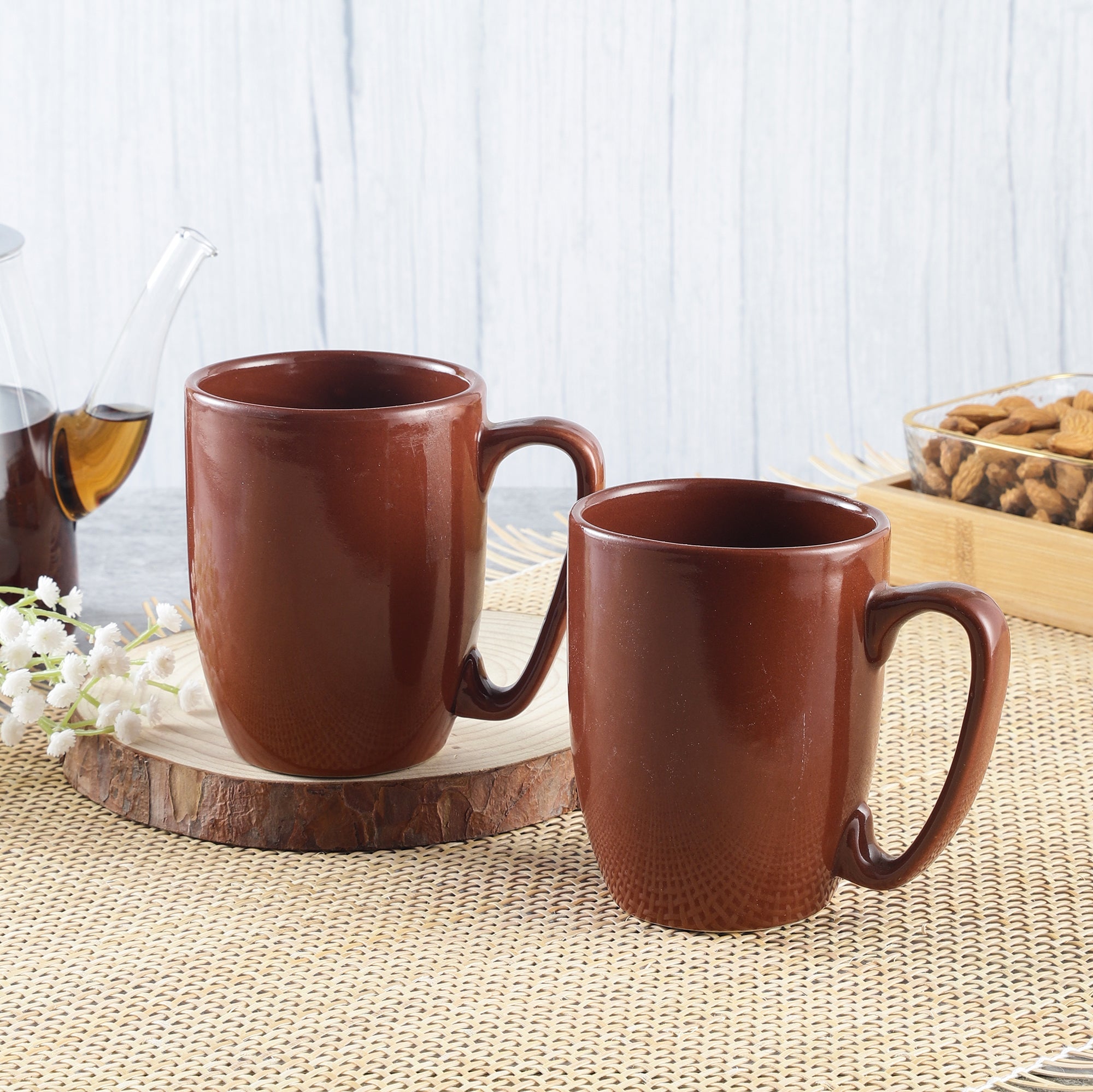 Modern Mug- Brown (Set of 2) – The Decor Mart