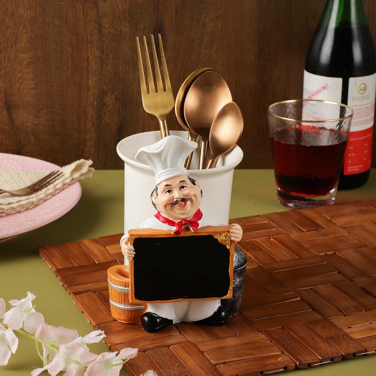 Ceramic Happy Chef Multi Utility Holder – The Decor Mart