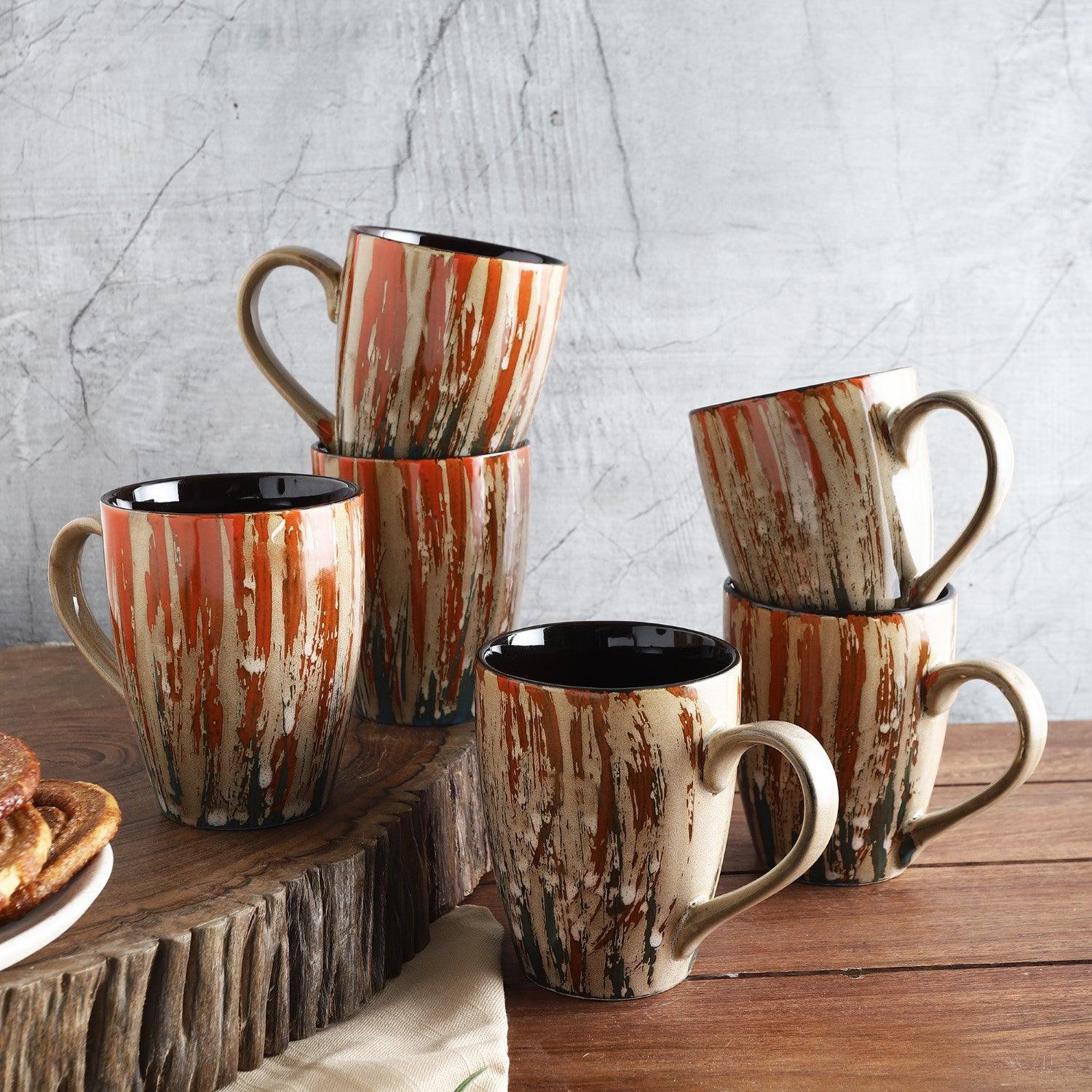 Ceramic Chic Coffee Mug- Set of 6 – The Decor Mart