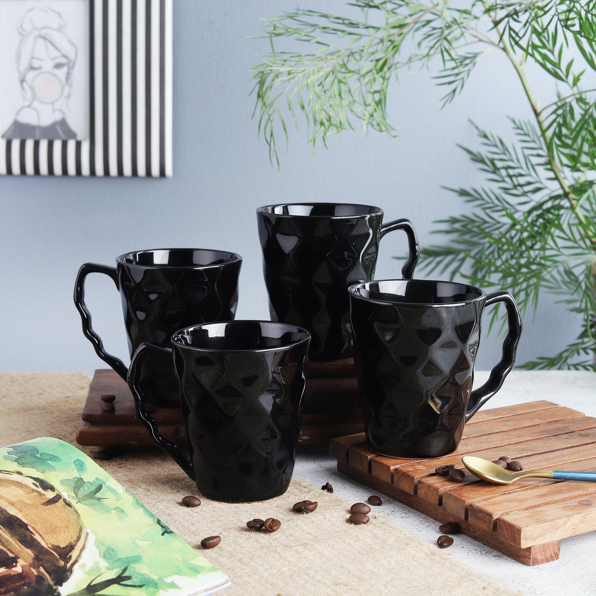 Ceramic Elegent Black Coffee Mug – The Decor Mart